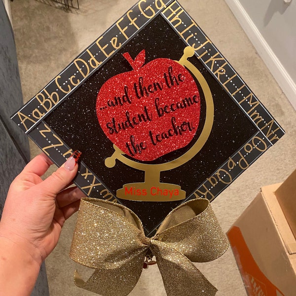 Graduation Cap Bow - Etsy