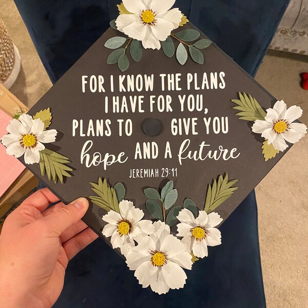 Bible Verse Grad Cap - Etsy