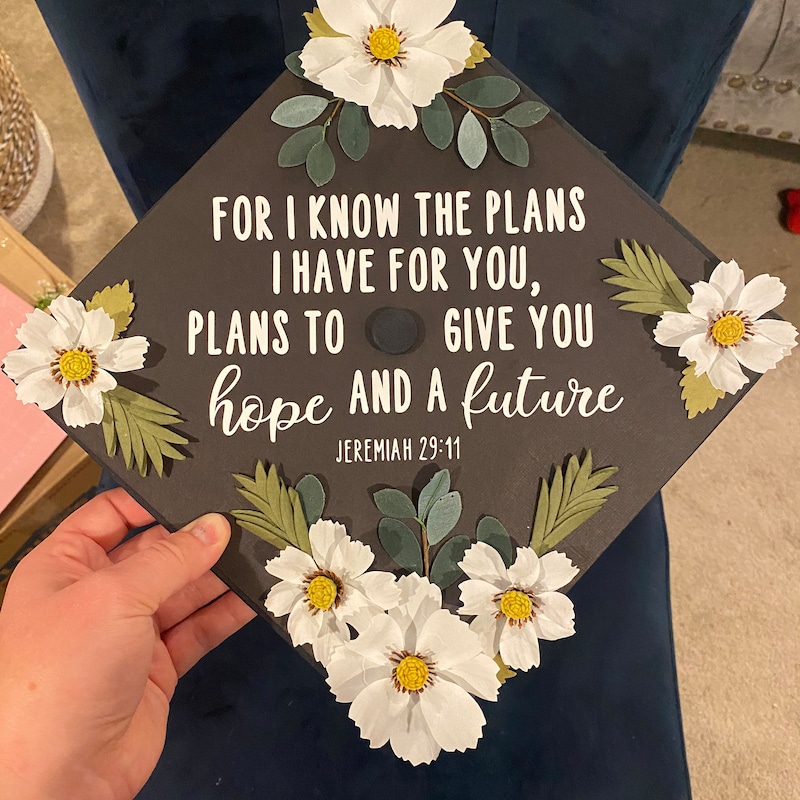 Bible Verse Grad Cap - Etsy
