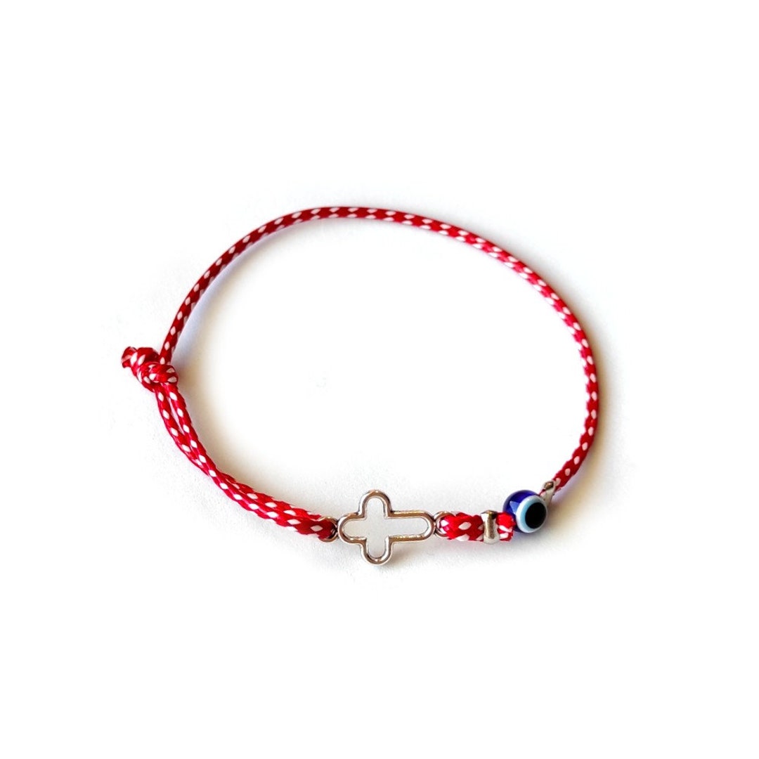 2024 Martis Bracelet Silver Cross/ Greek Traditional Martaki, March ...