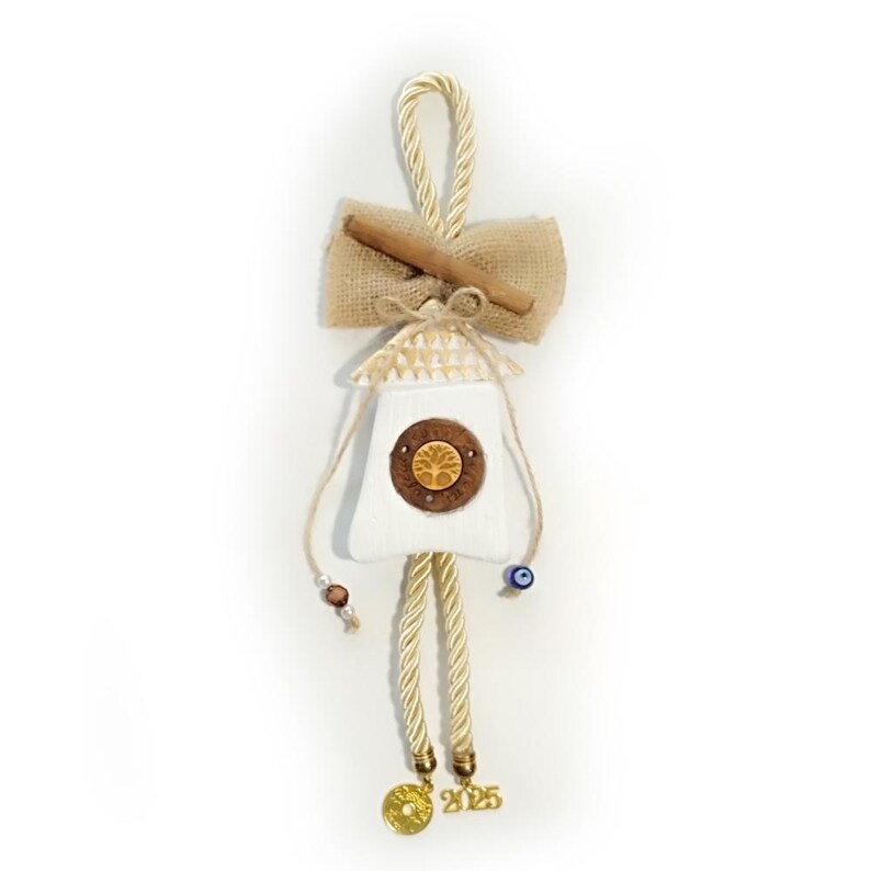 Gouri 2026 Christmas Lucky Charm Ceramic House With Tree of Life ...