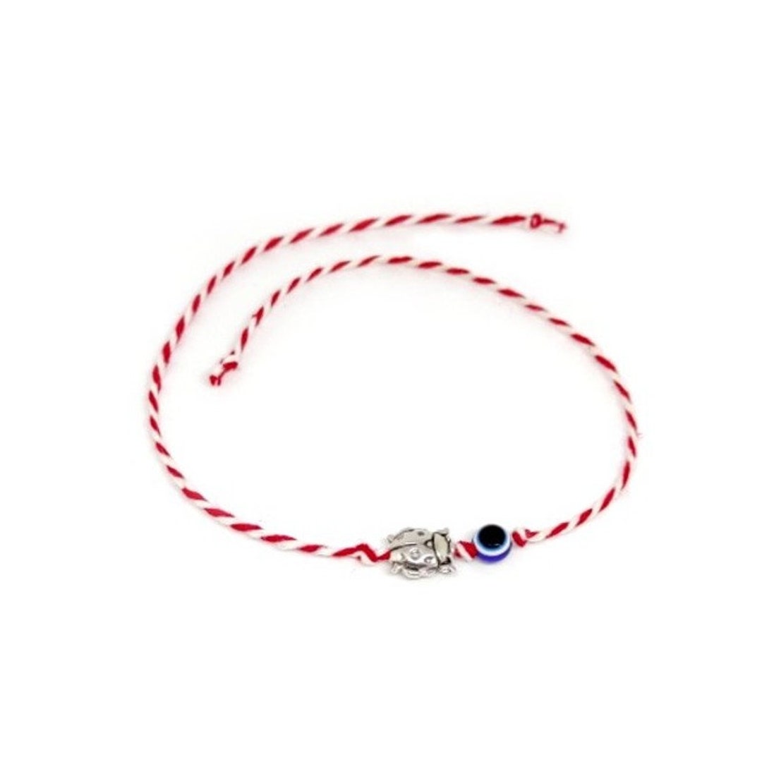 2025 Martis Bracelet Metallic Ladybug and Evil Eye. / Greek Traditional ...