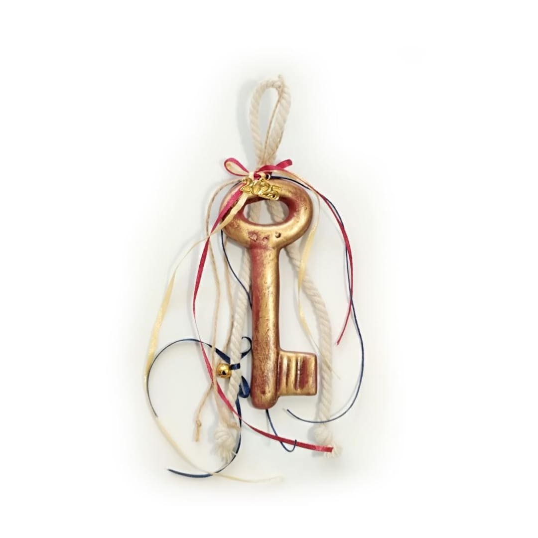 Gouri 2025 Christmas Lucky Charm, Ceramic Key / Gouria for Good Luck ...
