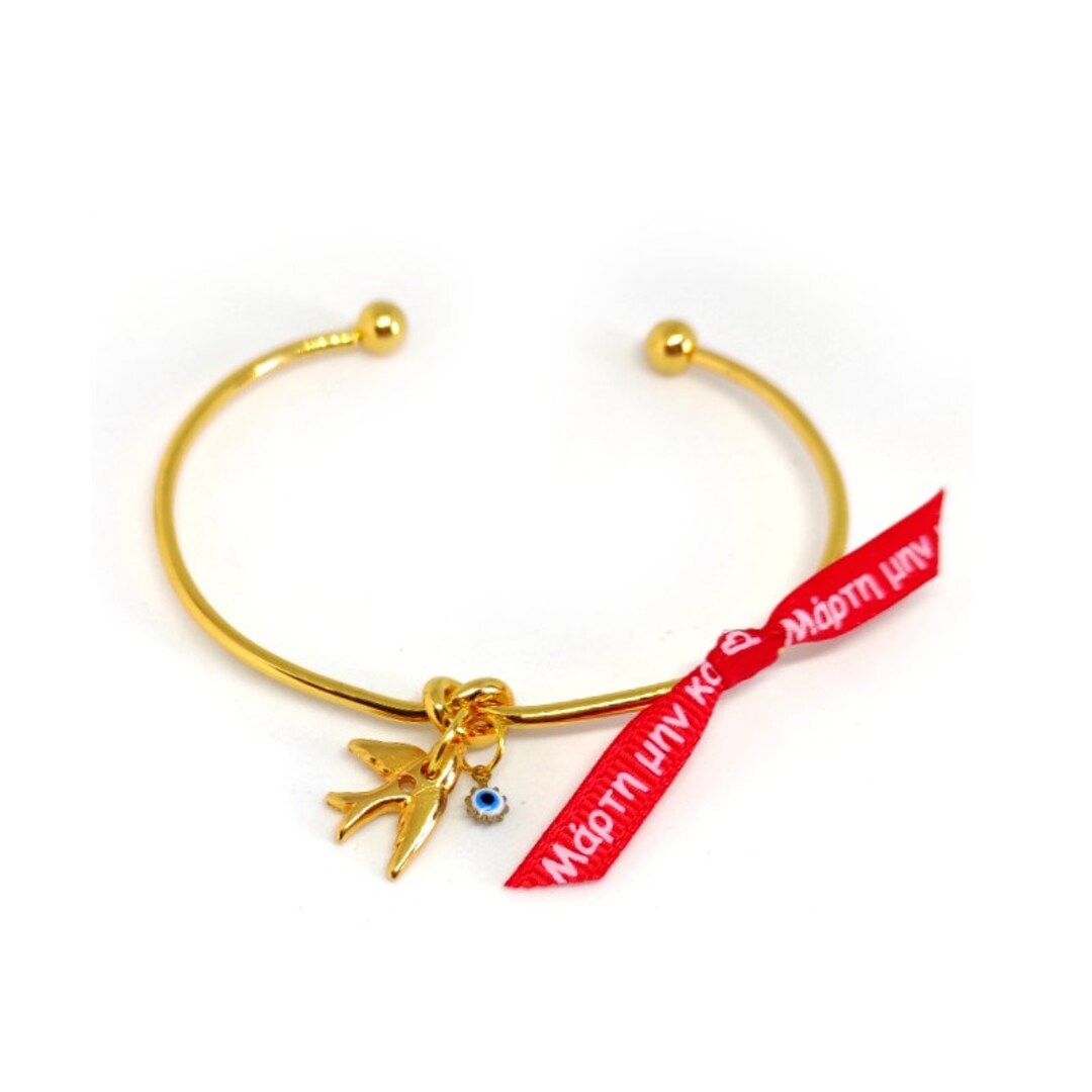 2025 Martis Bracelet With 24K Gold Swallow Bird on Golden Bracelet ...