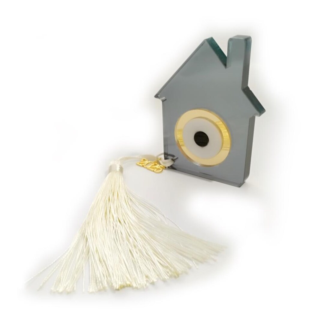 Gouri 2025 Christmas Lucky Charm. Plexiglass House With Evil Eye/ Gouria for Good Luck / Greek ...