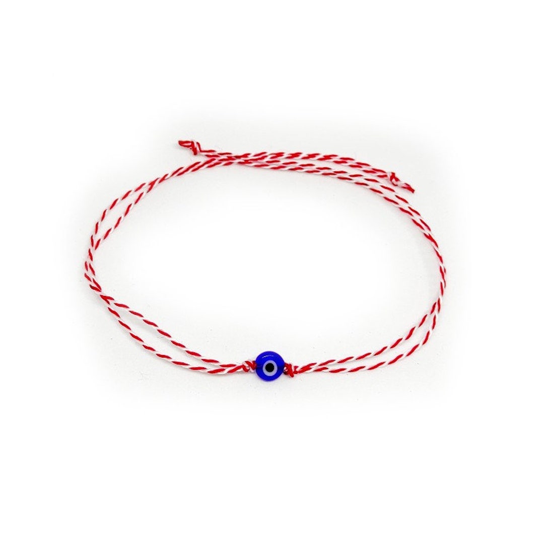 2023 Martis Bracelet With Glass Evil Eye Bead / Greek Traditional ...
