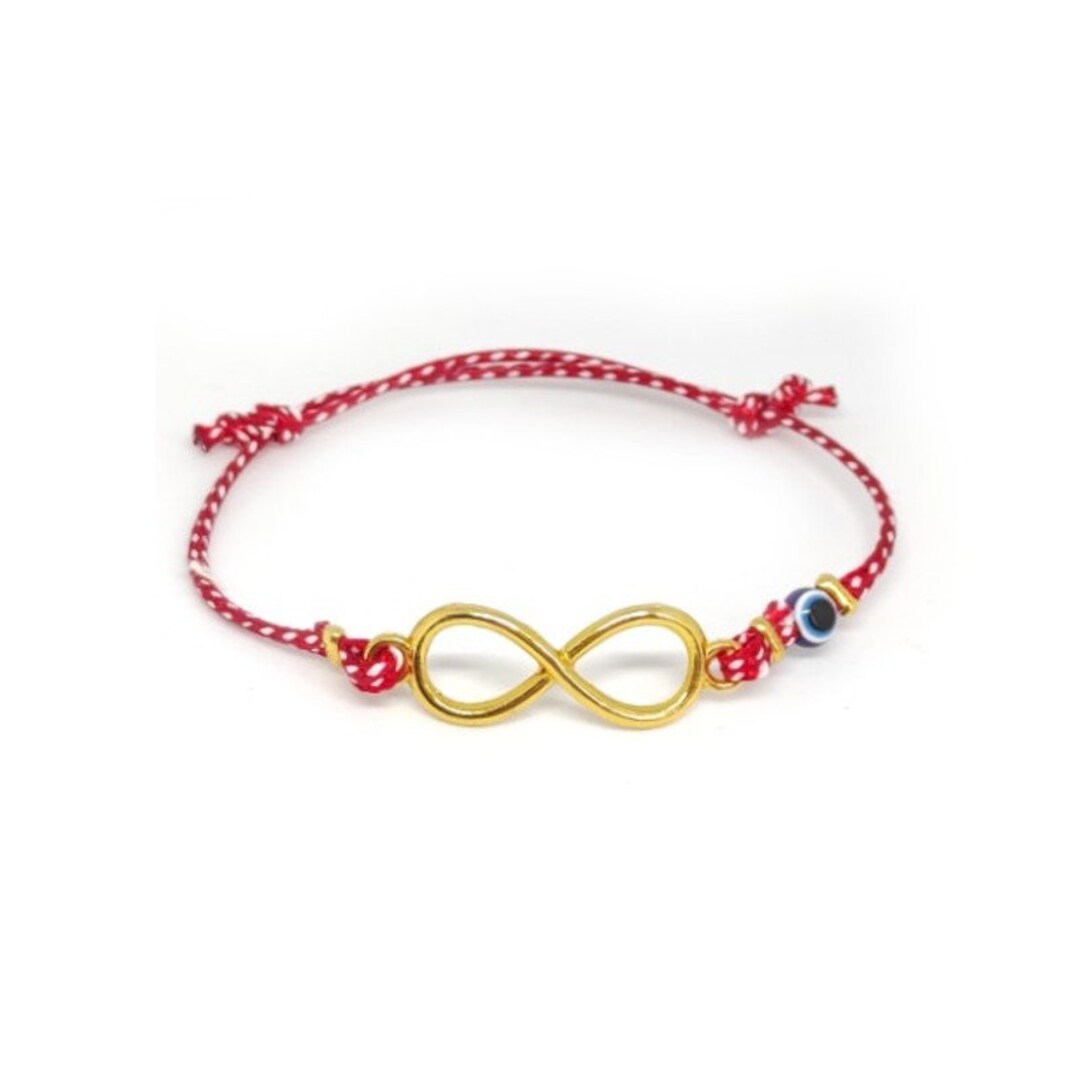 2024 Martis Bracelet With Gold Infinity & Evil Eye / Greek Traditional ...