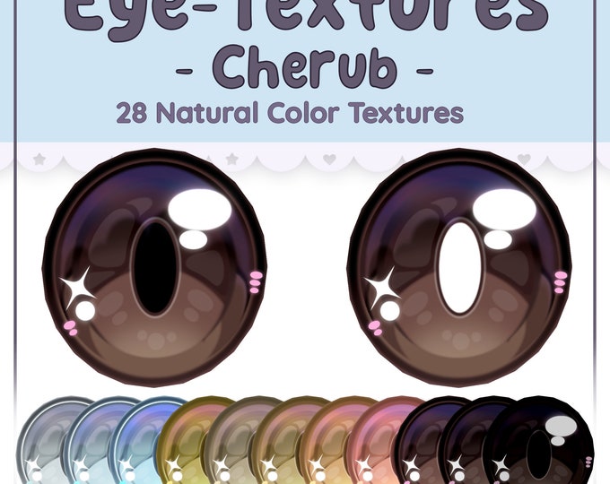 Vrchat Avatar Eye Texture - Natural Colors - Etsy