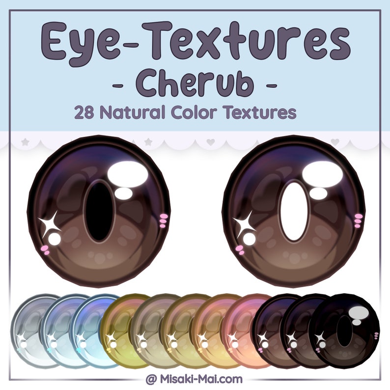 Vrchat Avatar Eye Texture - Natural Colors - Etsy