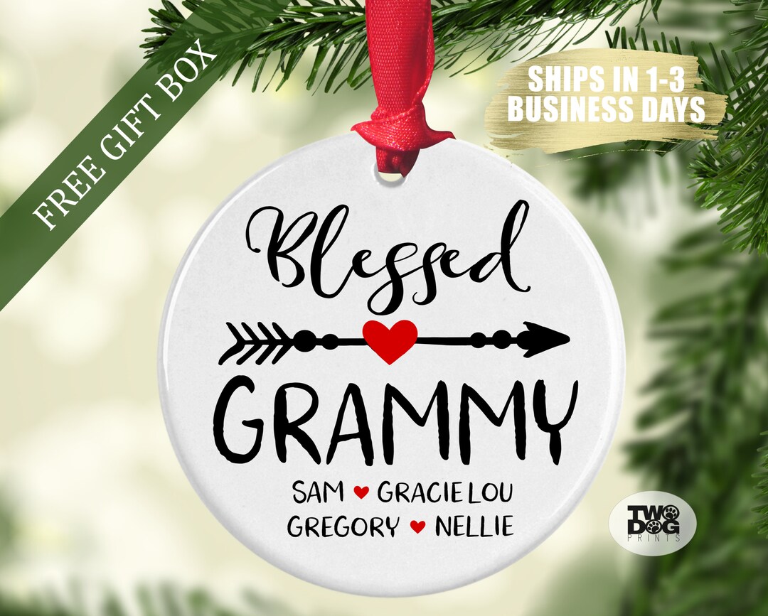 Personalized Grammy Keepsake Ceramic Ornament From - Etsy