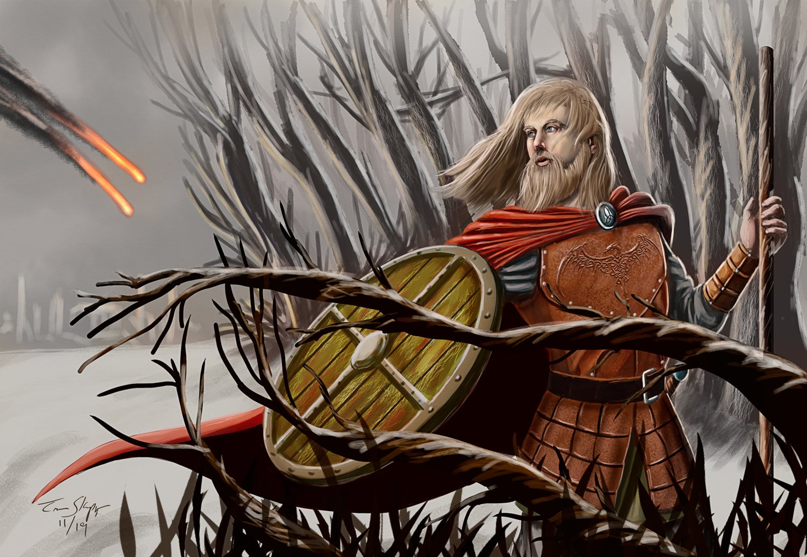 The Scout: 11x17 Fantasy Art Print on Satin Finish Photo Stock - Etsy