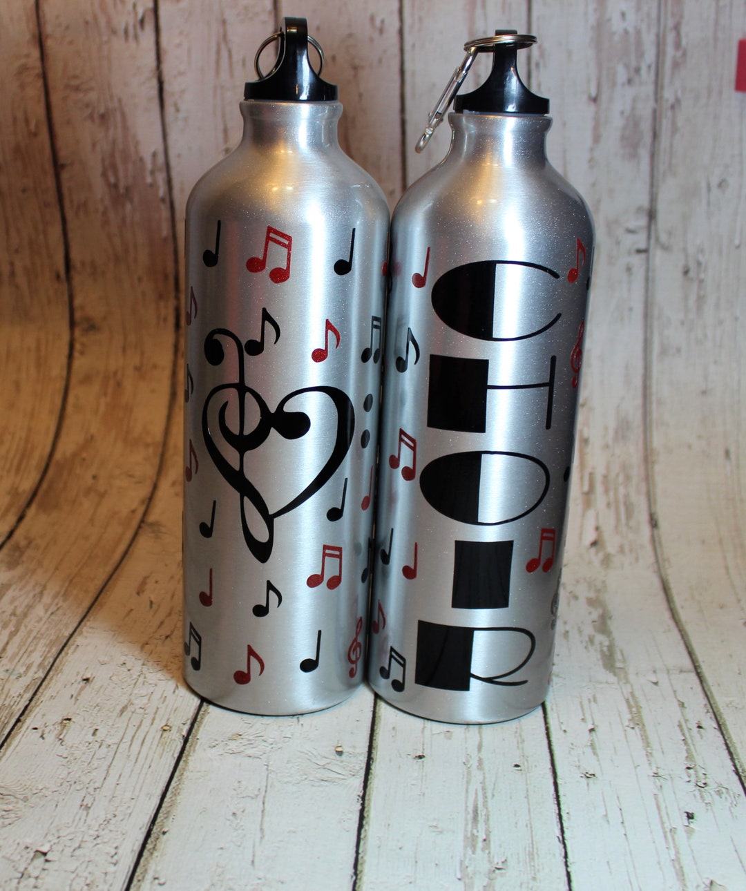 Personalized Music Aluminum Water Bottle, Choir Gift, Chorus Gift ...