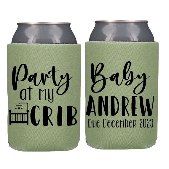 Party at my Crib Baby Shower Favor, Gender Reveal Party Favor, Baby ...