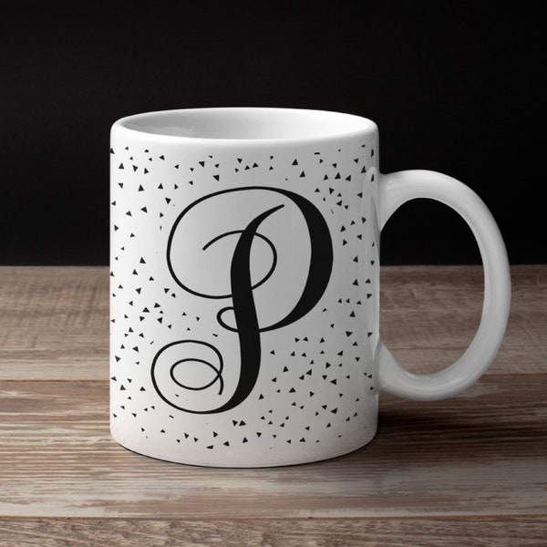 Initial Mug - Etsy