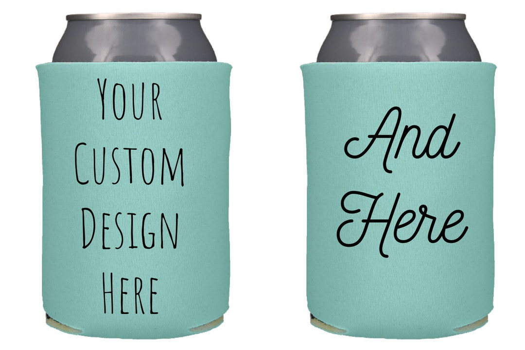 Your Custom Design Can Coolers, Your Design Personalized Wedding Can ...