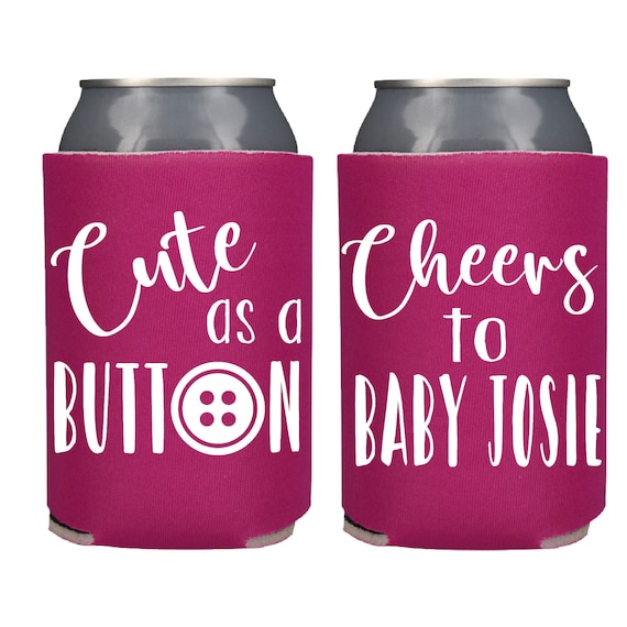 Cute as a Button Shower Favor, Gender Reveal Party Favor, Baby Shower ...
