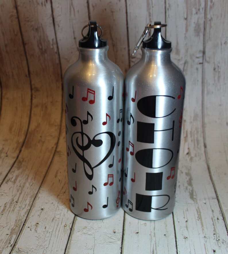 Personalized Music Aluminum Water Bottle Choir Gift Chorus - Etsy