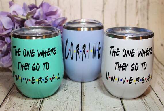 Friends Vacation Wine Cups, Girls Trip Wine Tumbler, Bachelorette ...