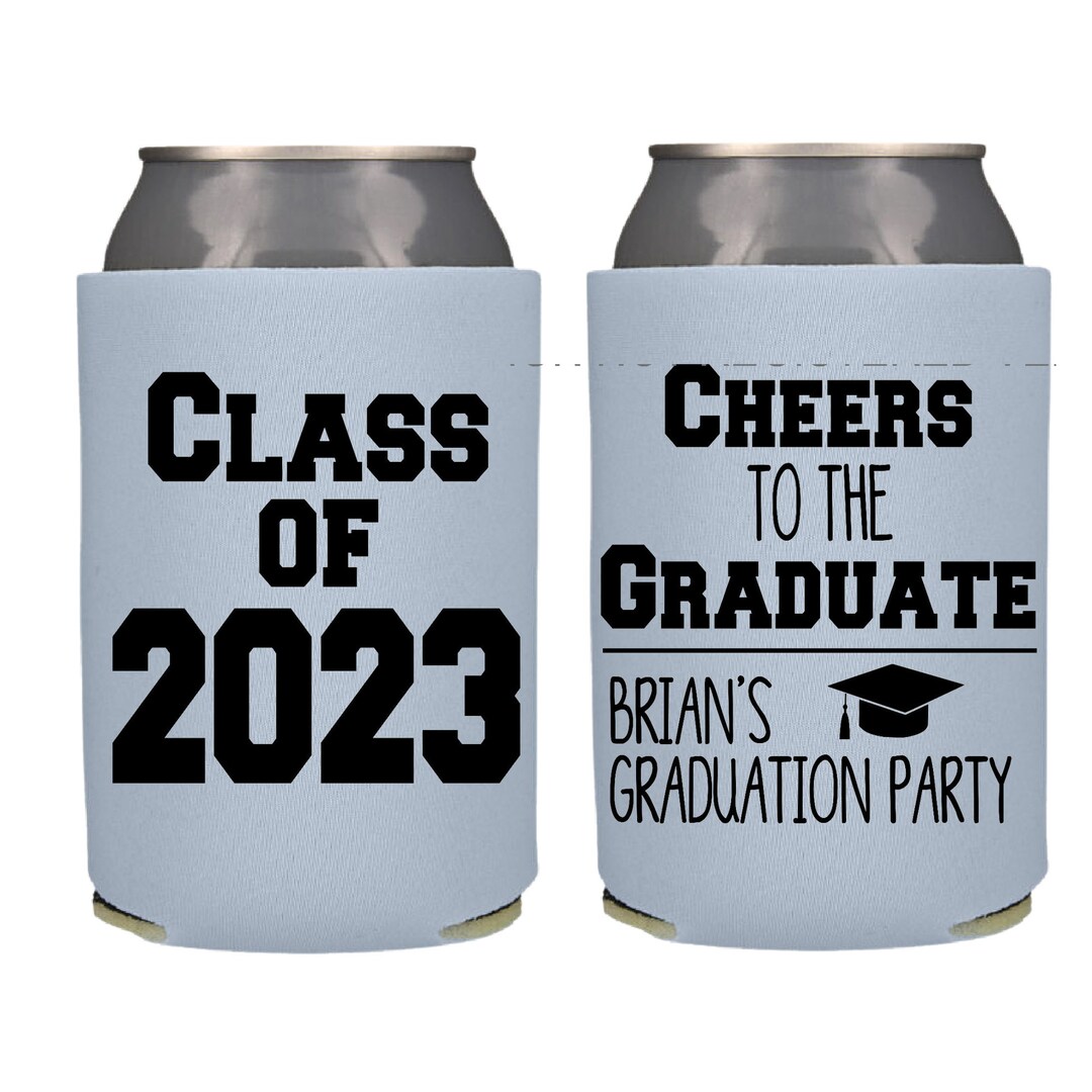 Class of 2025 Graduation Party Can Coolers, Personalized High School ...
