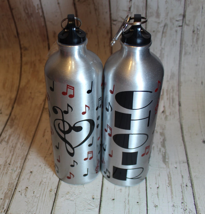 Personalized Music Aluminum Water Bottle Choir Gift Chorus - Etsy