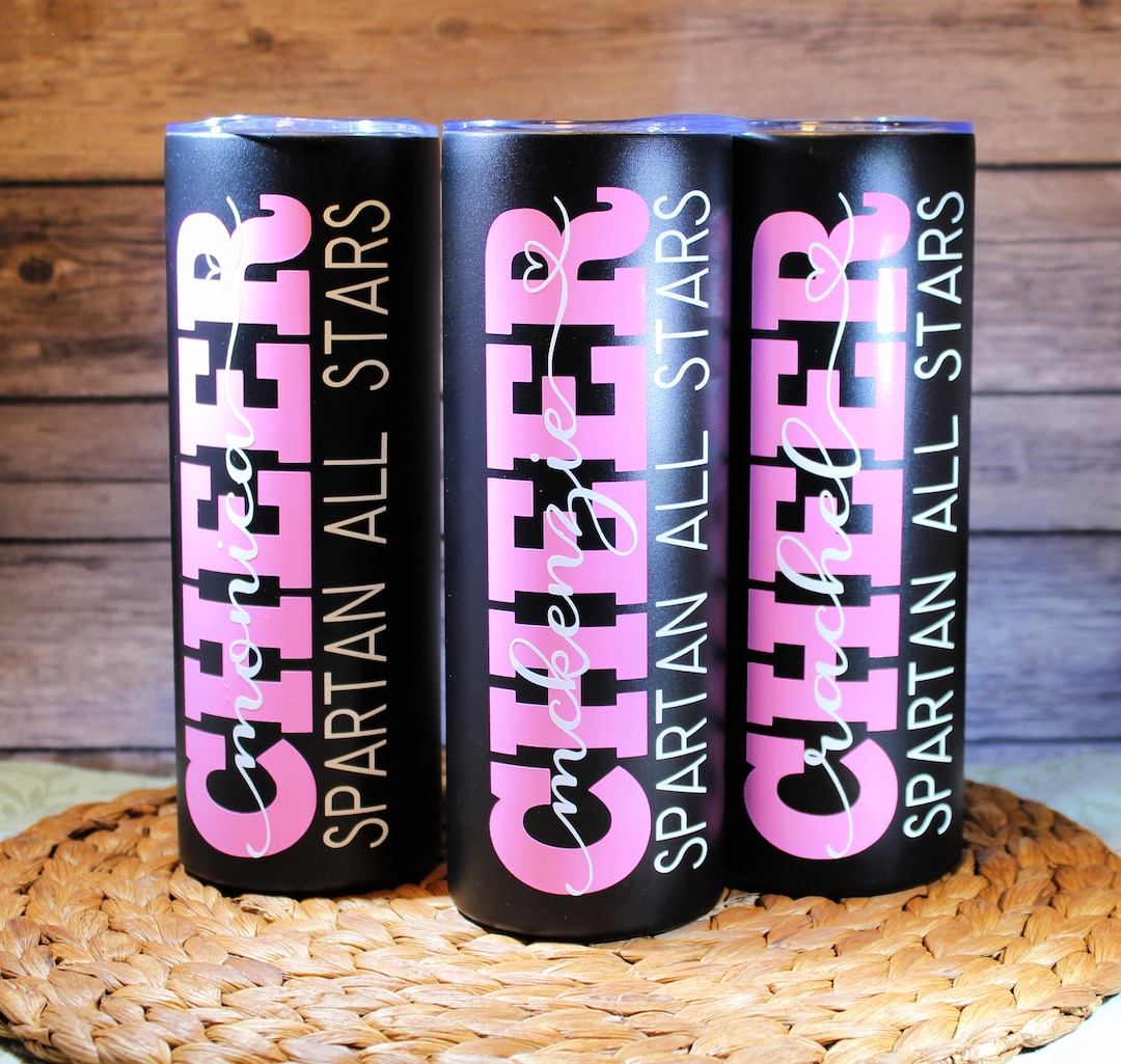 Personalized Cheer Gifts, Cheerleading Water Bottles, Cheerleader Coach ...