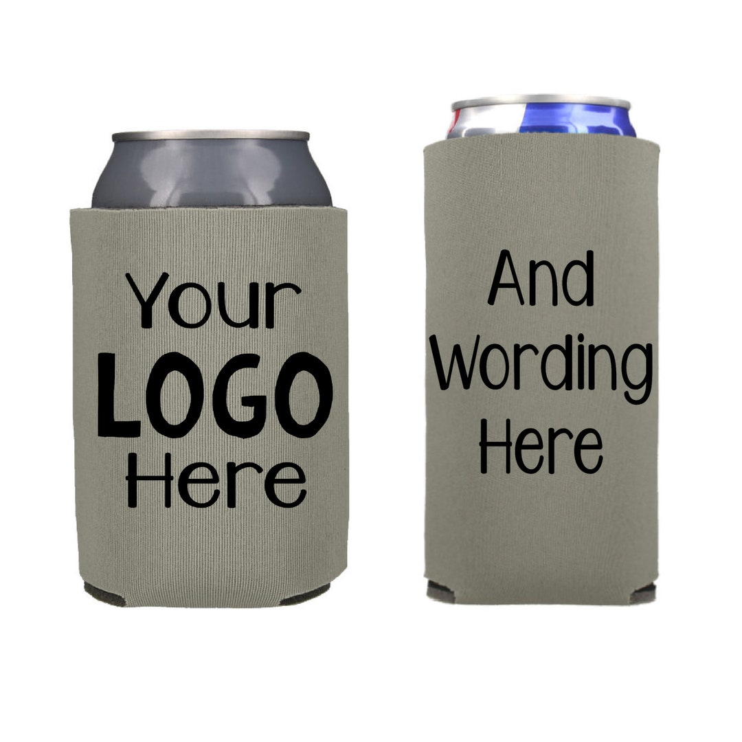 Regular and Slim Can Cooler Combo Package, Business Logo Promotional ...