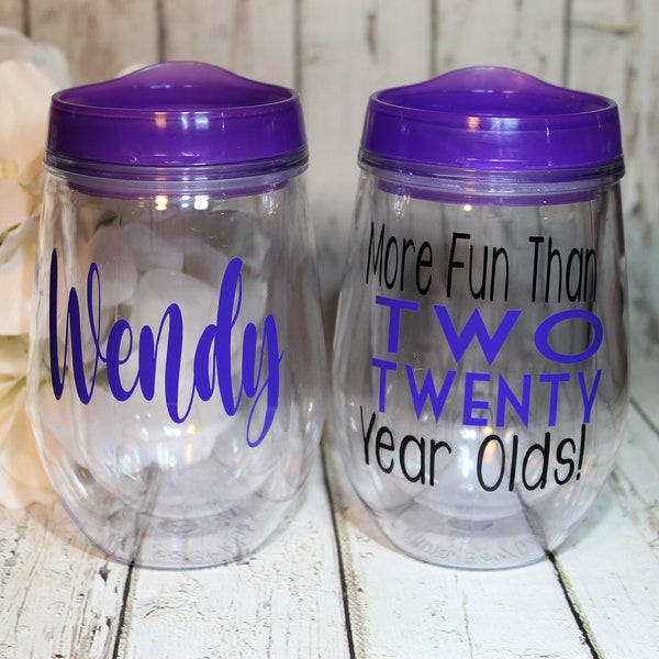 More Fun Than Two Twenty Five Year Olds, 50th Birthday Cup - Etsy