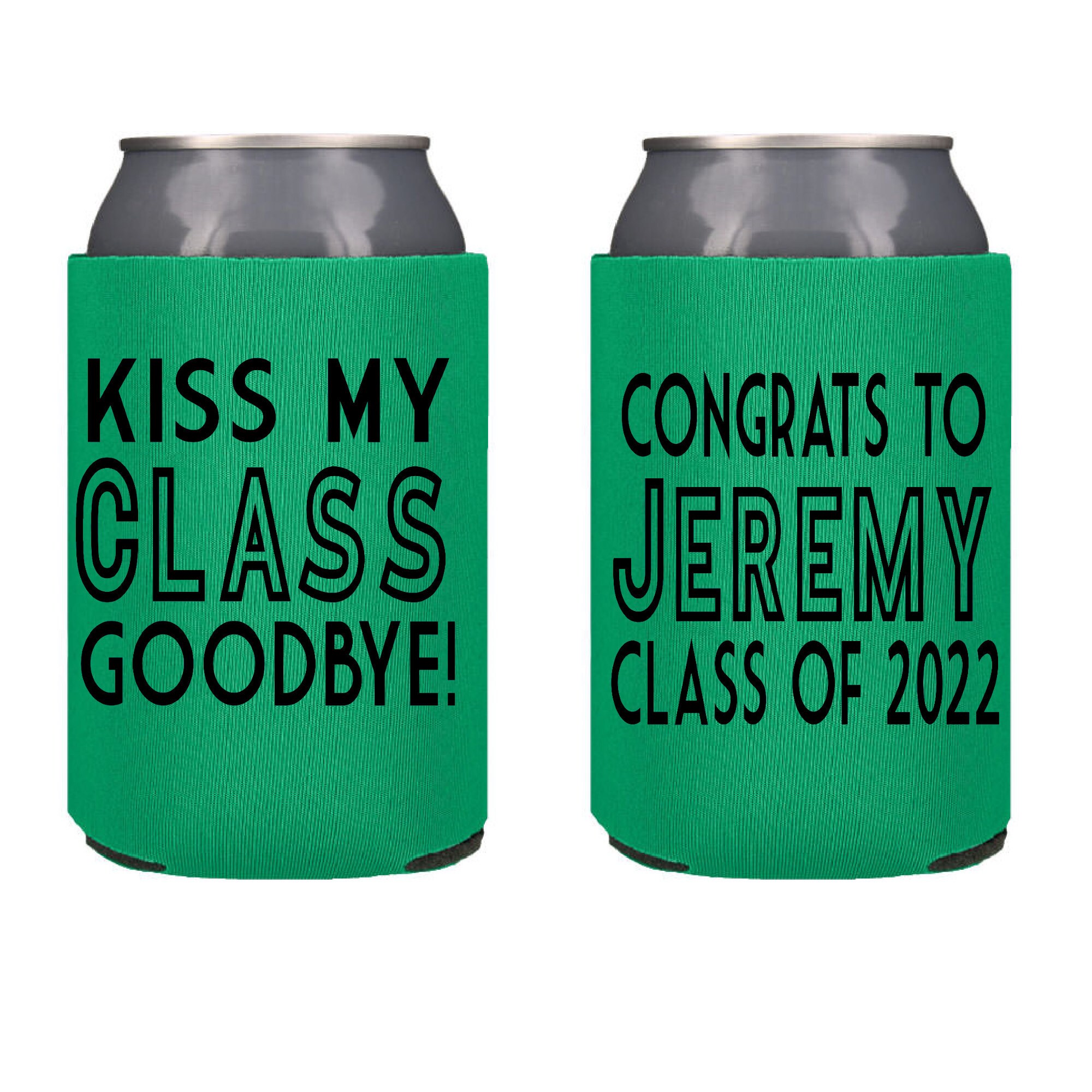 Kiss My Class Goodbye Graduation Party Can Coolers | Etsy