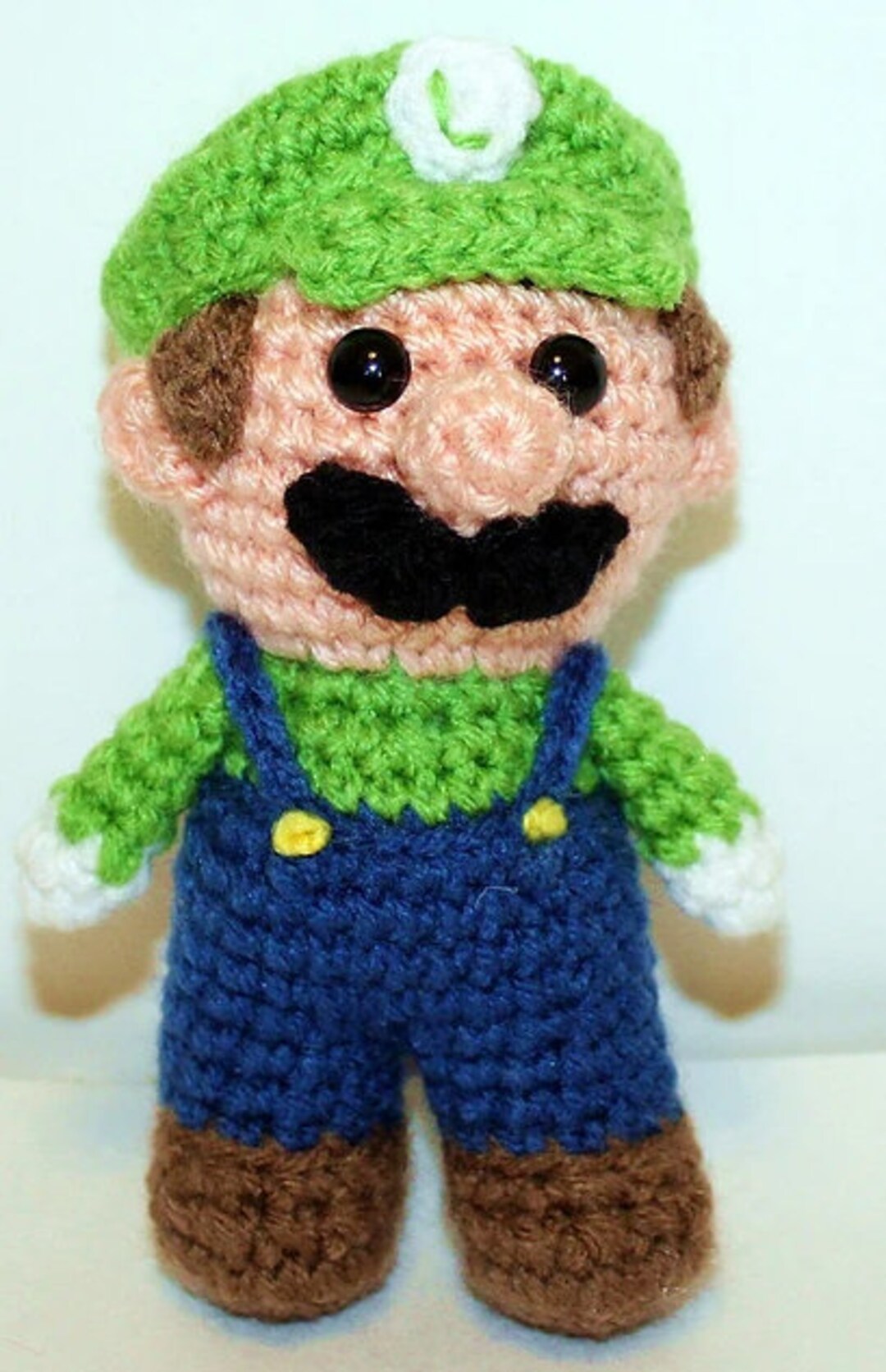 Chibi Luigi Amigurumi Crochet Pattern Super Mario Brother - Etsy