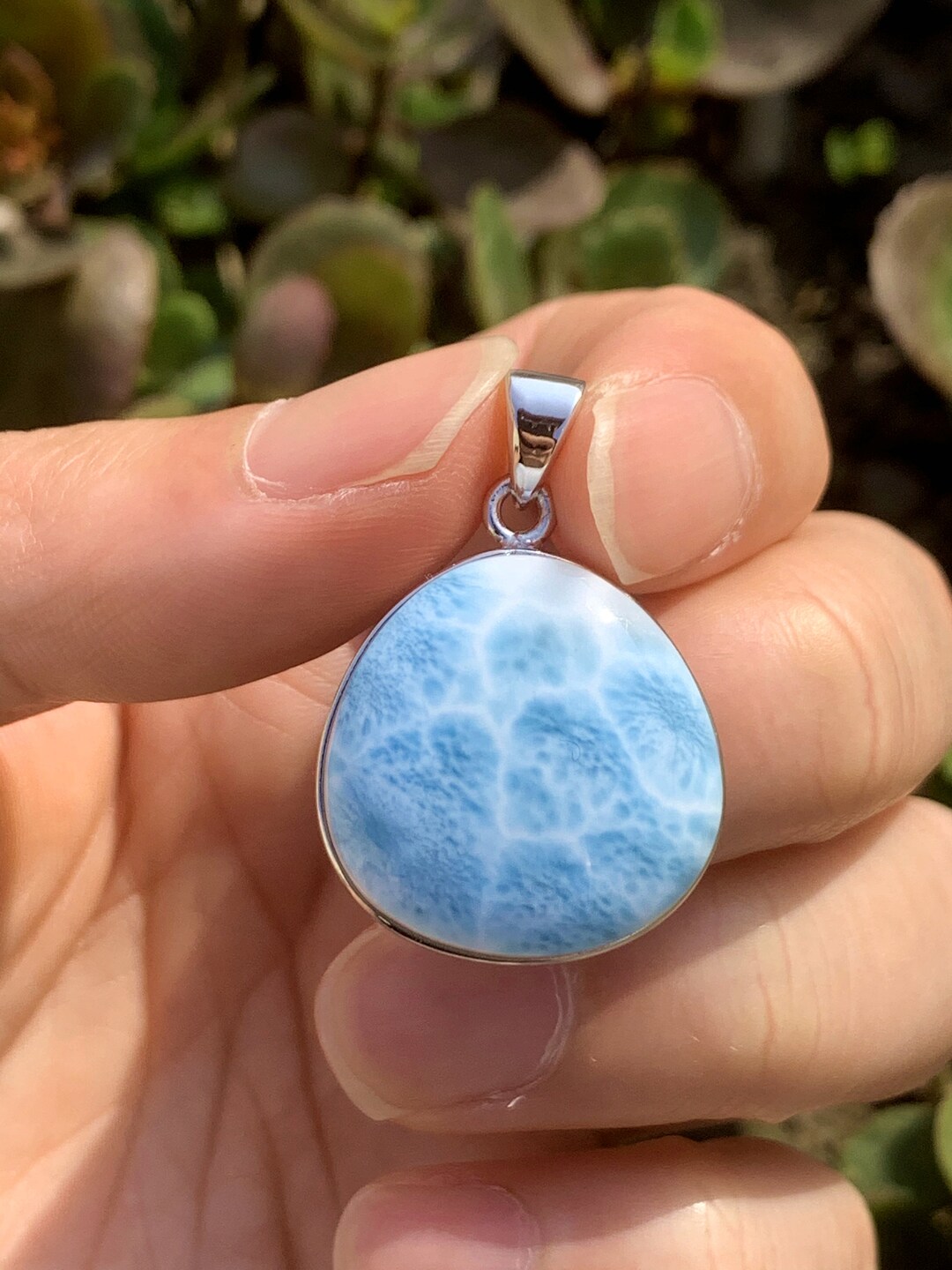 AAAA Authentic Dominican Larimar Pendantlarimar - Etsy
