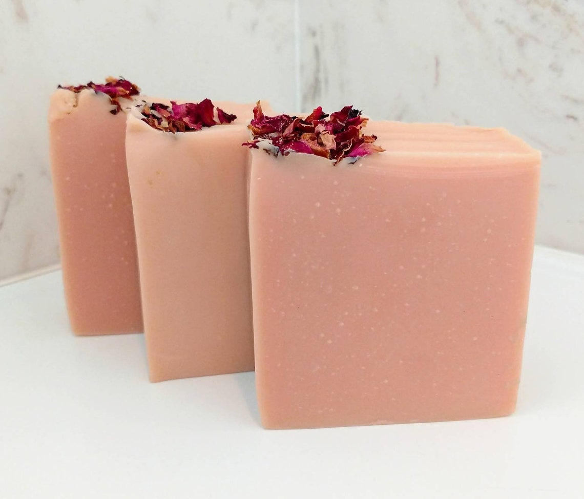 Tyler Rose Artisan Bar Soap Handmade Soap Rose Rose Petals | Etsy