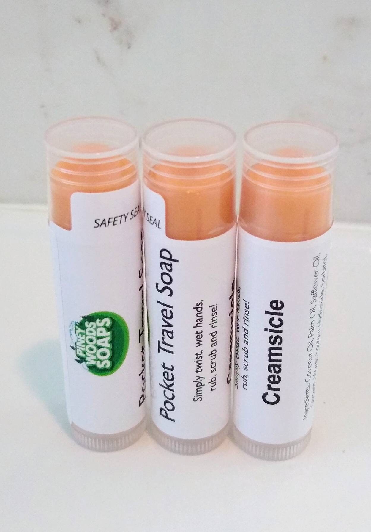 Pocket Sized Travel Soap Mini Soap on the Go Soap Outdoors | Etsy