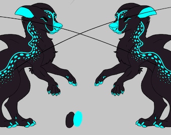 Manokit Fursona Art Furry Base - Etsy