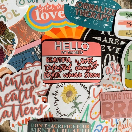 Therapy Sticker Counseling Sticker Stickers Mindfulness | Etsy