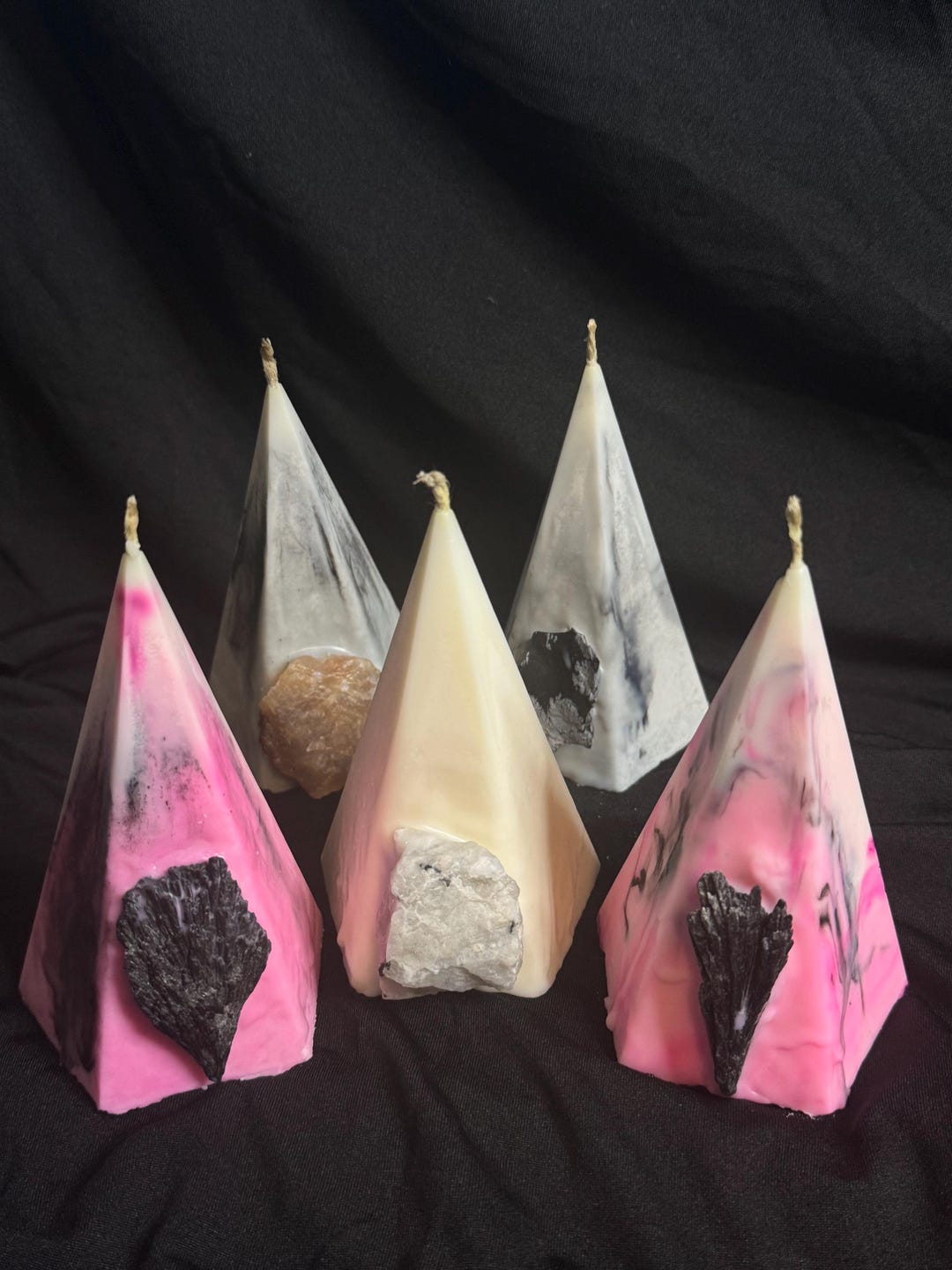 Lucifer Deity Crystal Candle: Cranberry, Myrrh, Vanilla Scented - Etsy