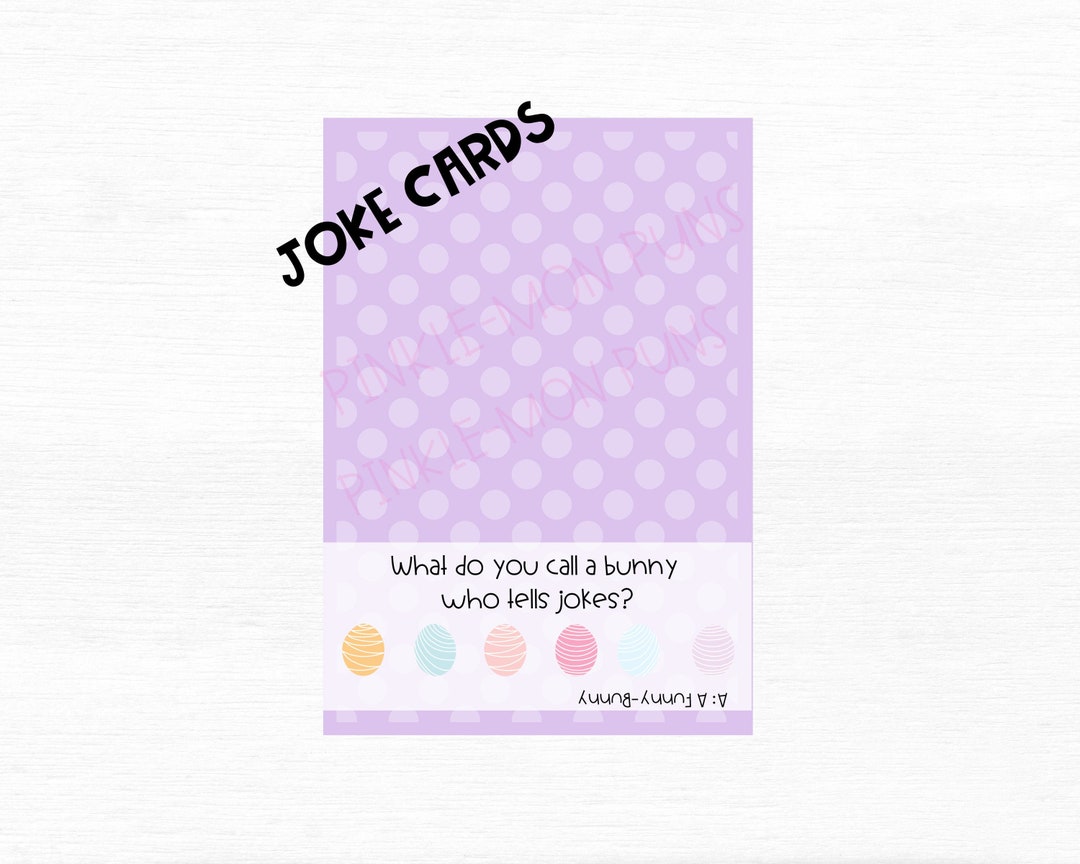 Easter Egg Joke Cards Mini Cookie Cards Printable - Etsy España
