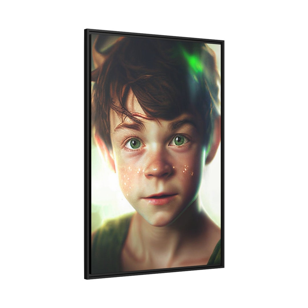 Peter Pan Art Print | Large Wall Art | Canvas Print | Living Room Décor ...