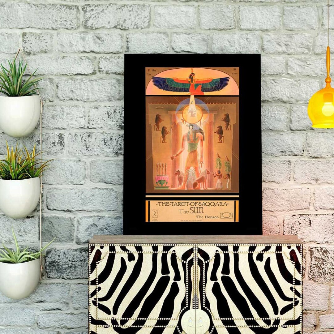 16"x20" Artwork the Sun Tarot of Saqqara Donald Beaman Art Tarot Cards ...