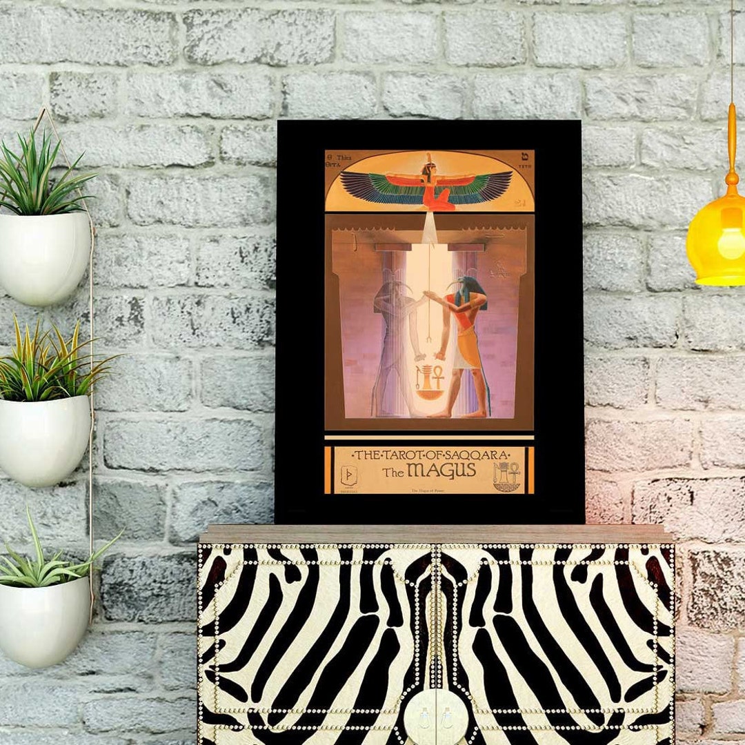 16"x20" Artwork the Magus Tarot of Saqqara Donald Beaman Art Tarot ...