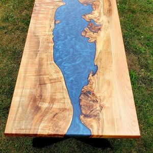 Maple River Coffee Table, River Table Dinning, River Table Coffee ...