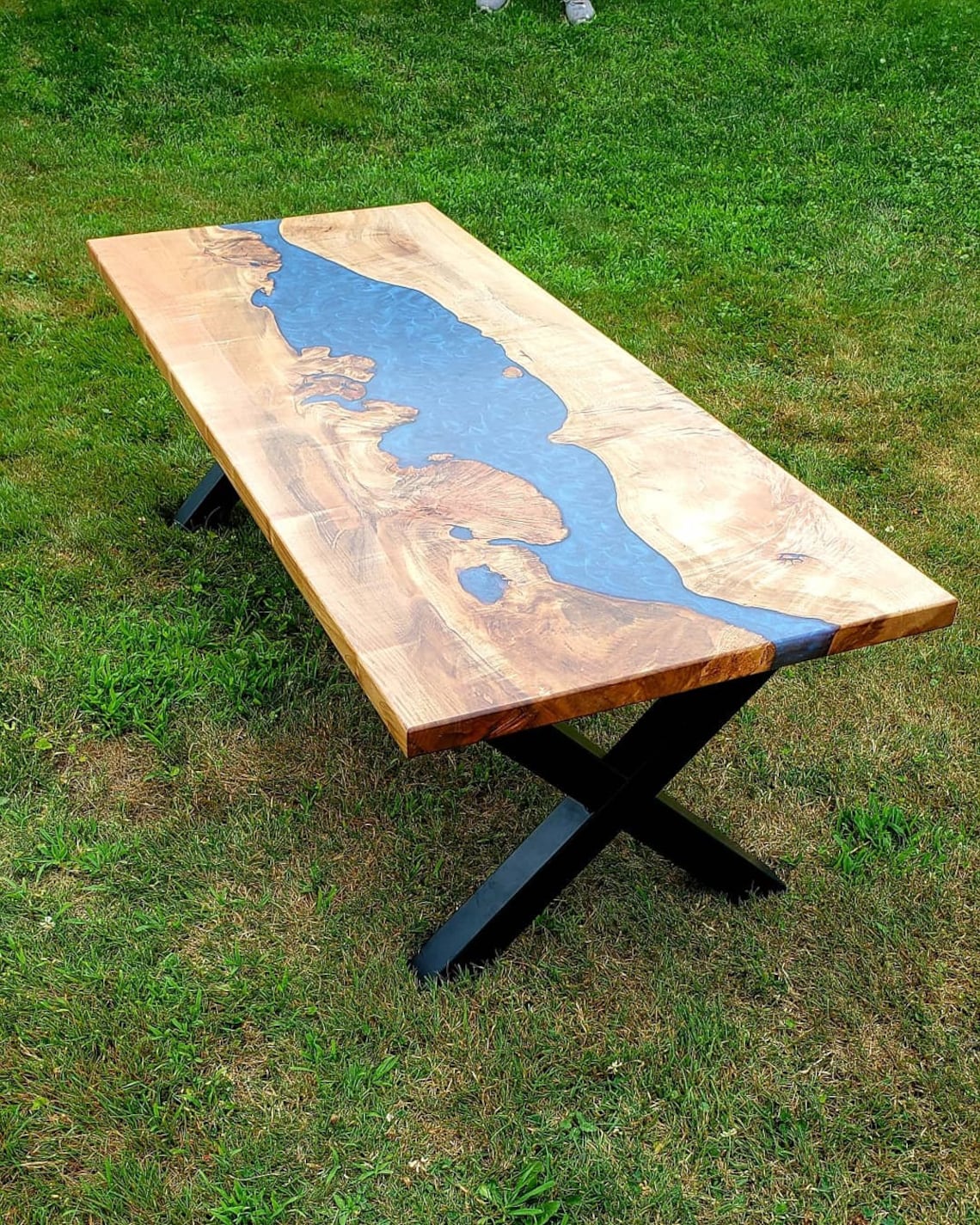 Maple River Coffee Table, River Table Dinning, River Table Coffee ...