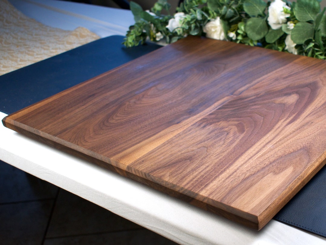 Square Walnut Lazy Susan Game Table - Etsy