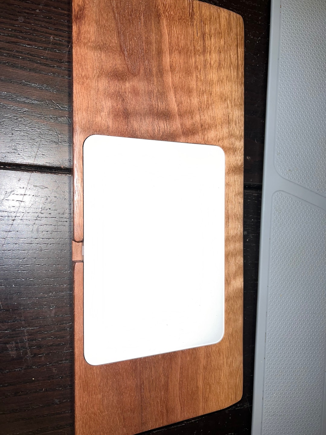 Walnut Apple Magic Trackpad Stand, Keyboard Tray, Handmade - Etsy