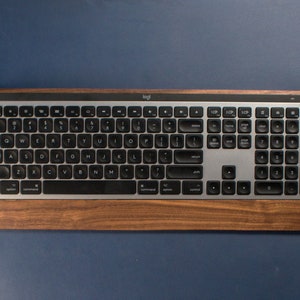 Handmade Walnut Keyboard Tray Holder for Logitech MX Keys - Etsy