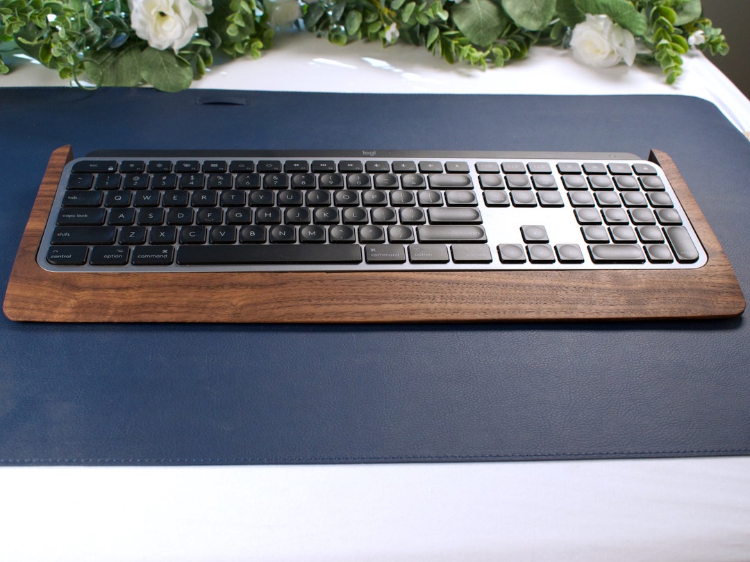 Handmade Walnut Keyboard Tray Holder for Logitech MX Keys - Etsy