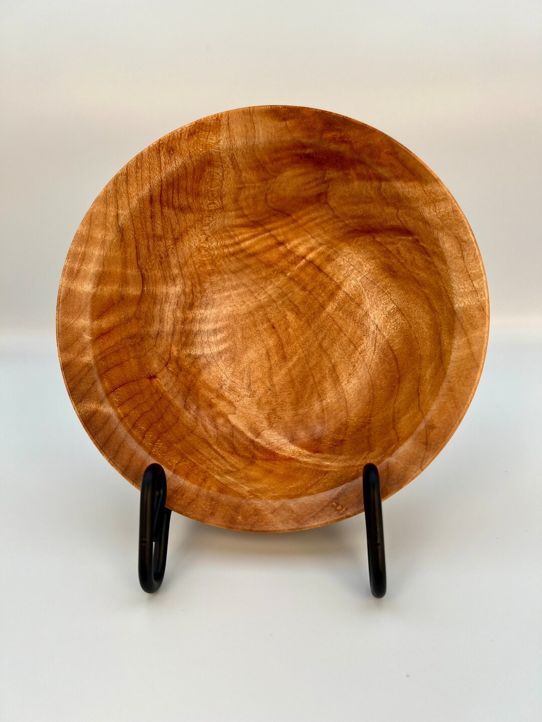 Hand Turned Curley Maple Bowl - Etsy