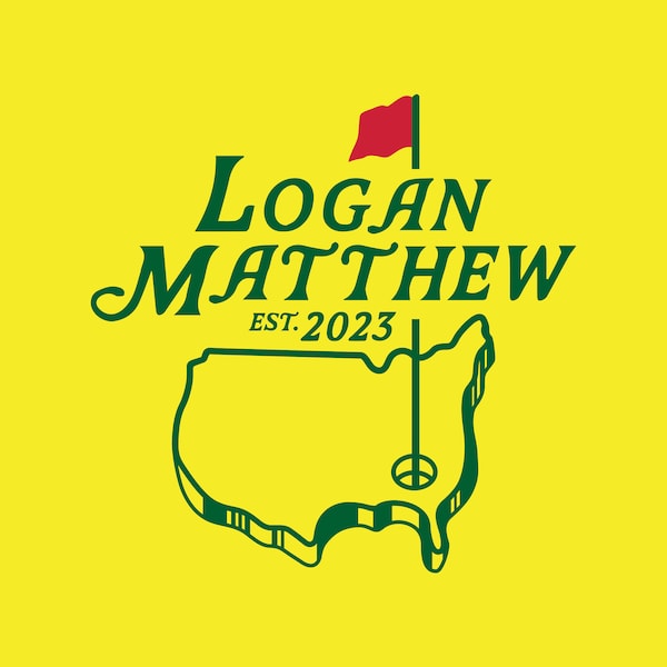 Masters Tournament Logo Svg - Etsy