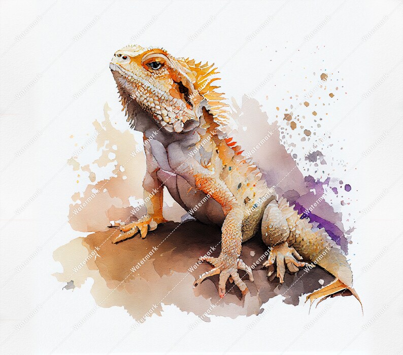 Bearded Dragon Designs Bundle Alcohol Ink Bearded Dragon - Etsy
