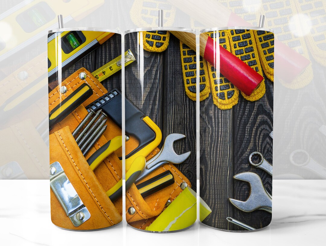 Laborer Tools Design for Tumbler, Engineer Construction Workman ...