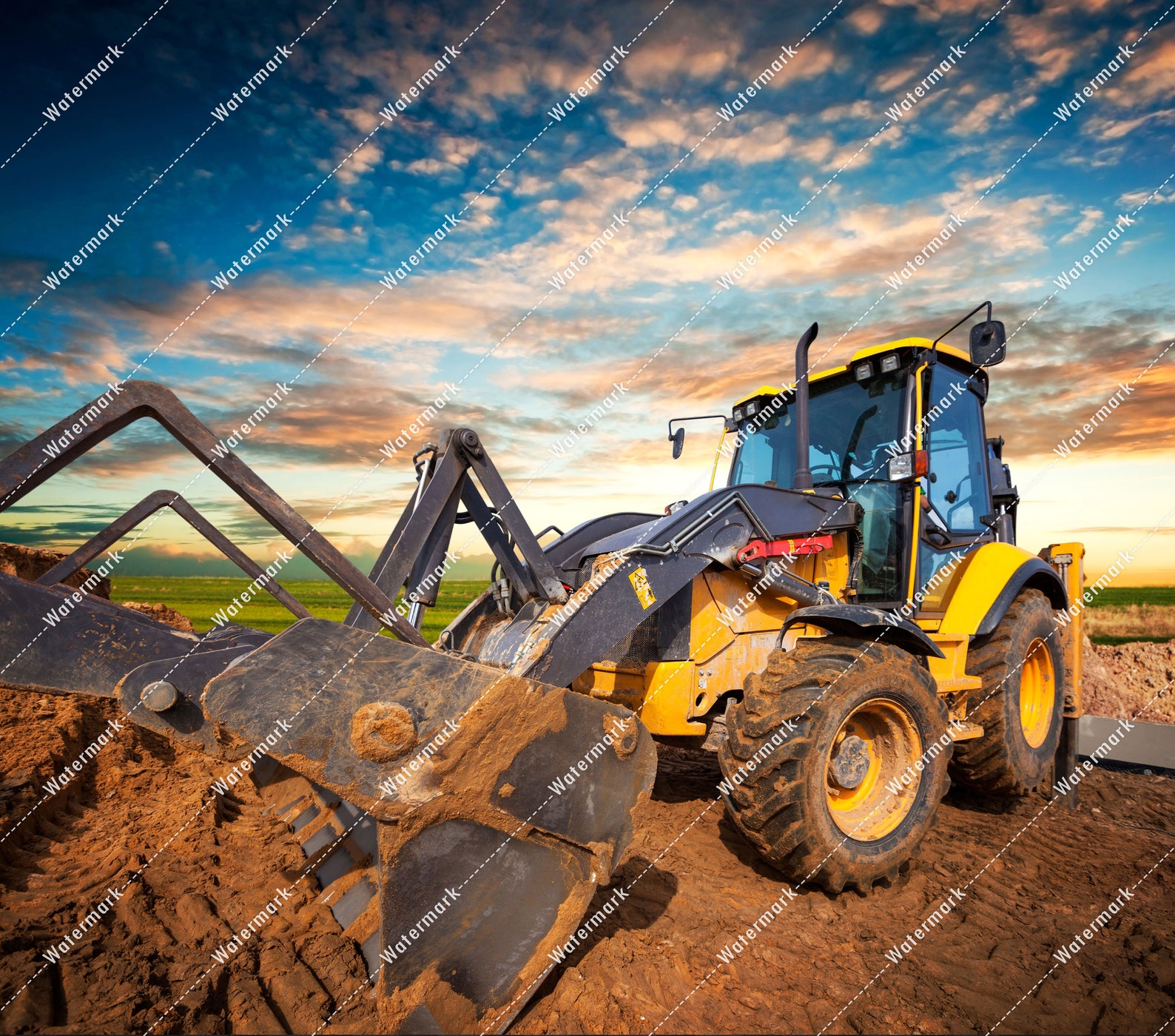 Backhoes Design for Tumbler Front Loader Engine Mining - Etsy